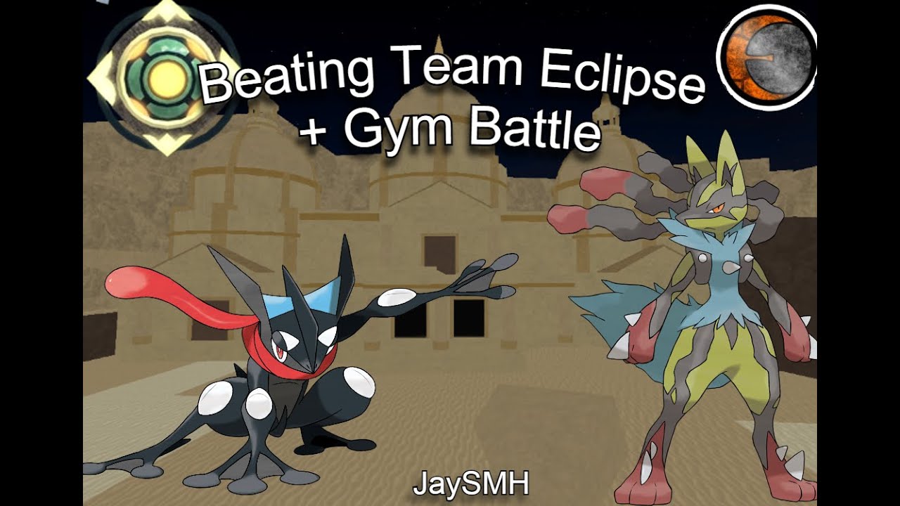 Beating Team Eclipse + Gym battle | Pokémon Brick Bronze | Bronze Legends - YouTube