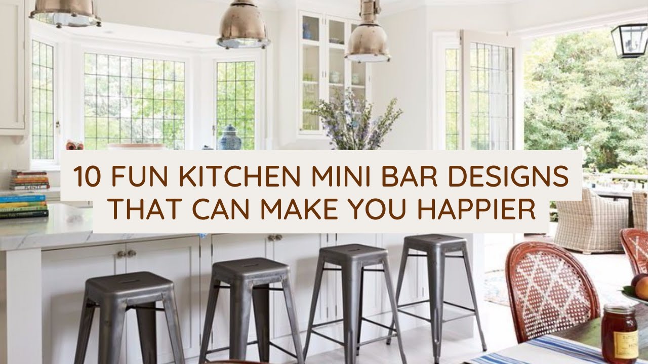 10 Fun Kitchen Mini Bar Designs That Can Make You Happier! Home Decor ...