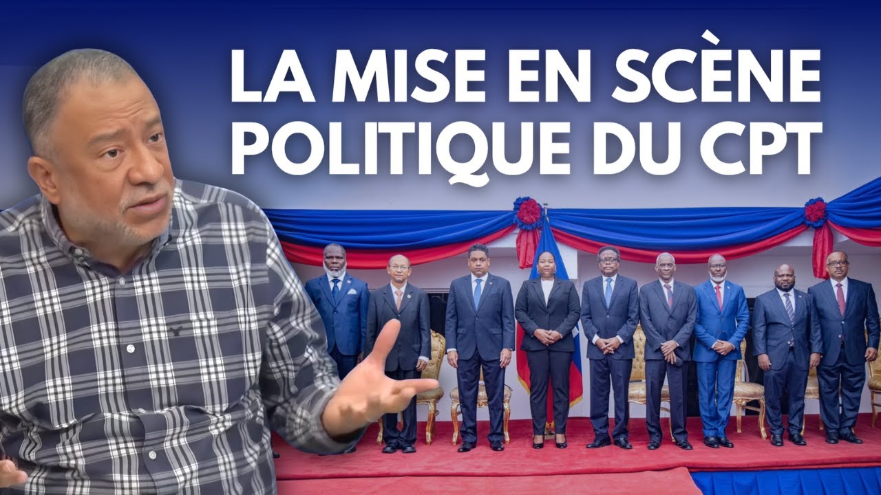 Jacques Ted Saint Dic dénonce la mise en scène politique du CPT - YouTube