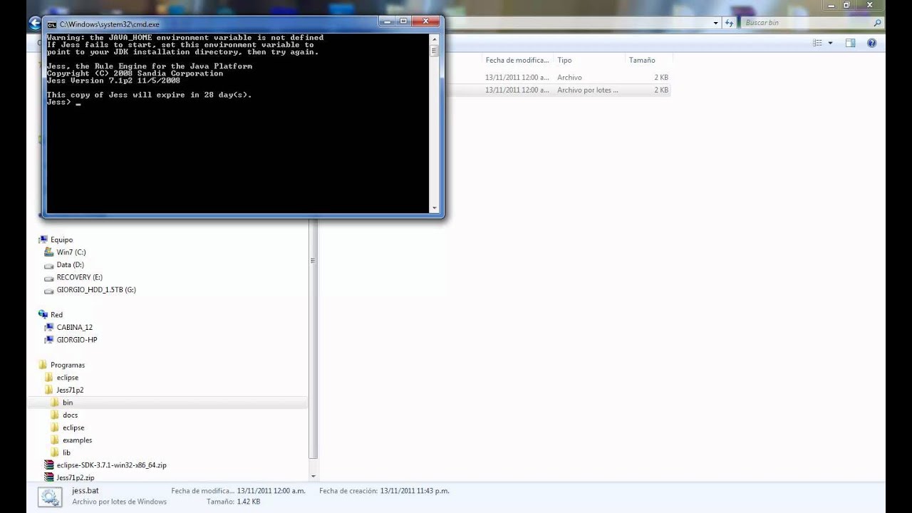 Integracion JESS = Clips + Java - YouTube
