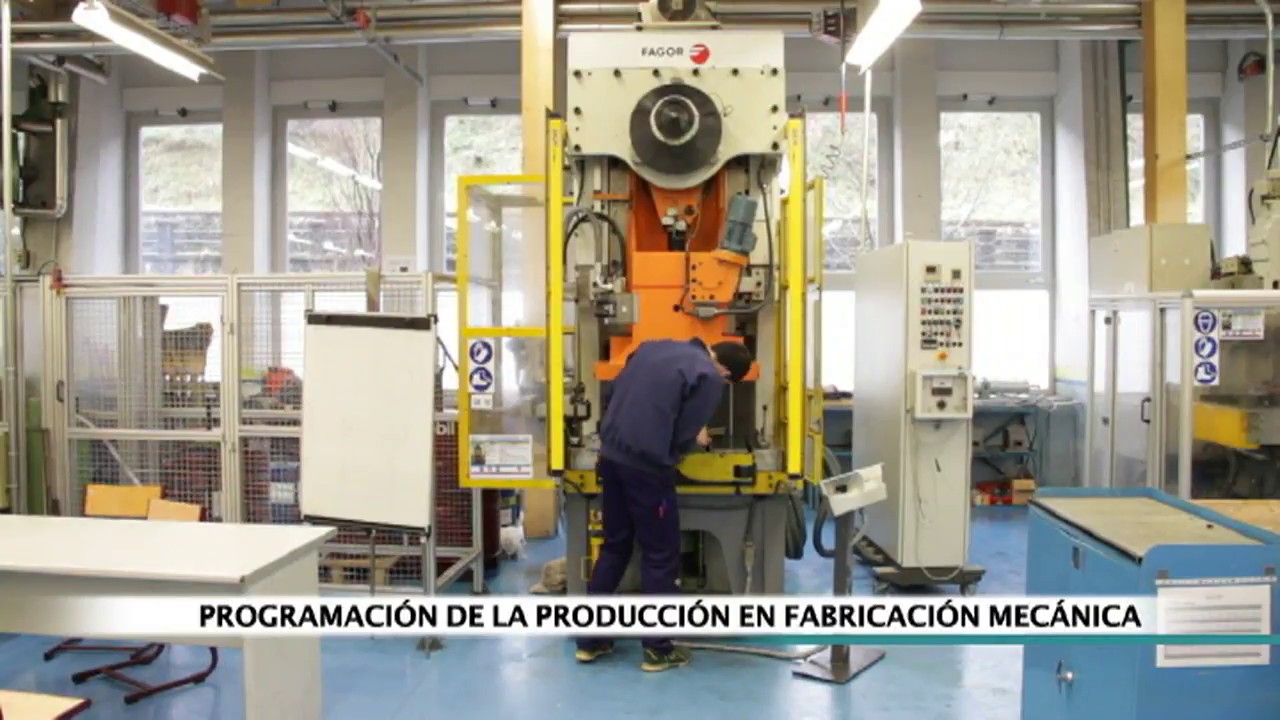 CFGS Programación de la Producción en Fabricación Mecánica - YouTube