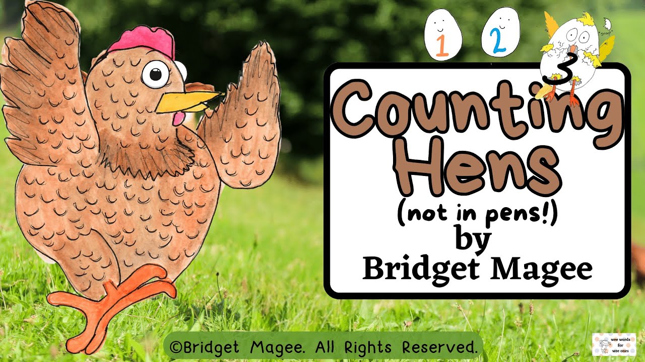 [Poetry Counting Song] Counting Hens | Numbers 1-10 Sing Along - YouTube