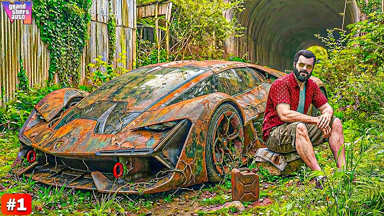 REBUILDING an OLD LAMBORGHINI to FASTEST LAMBO EVER! 🔥in GTA 5 Real ...