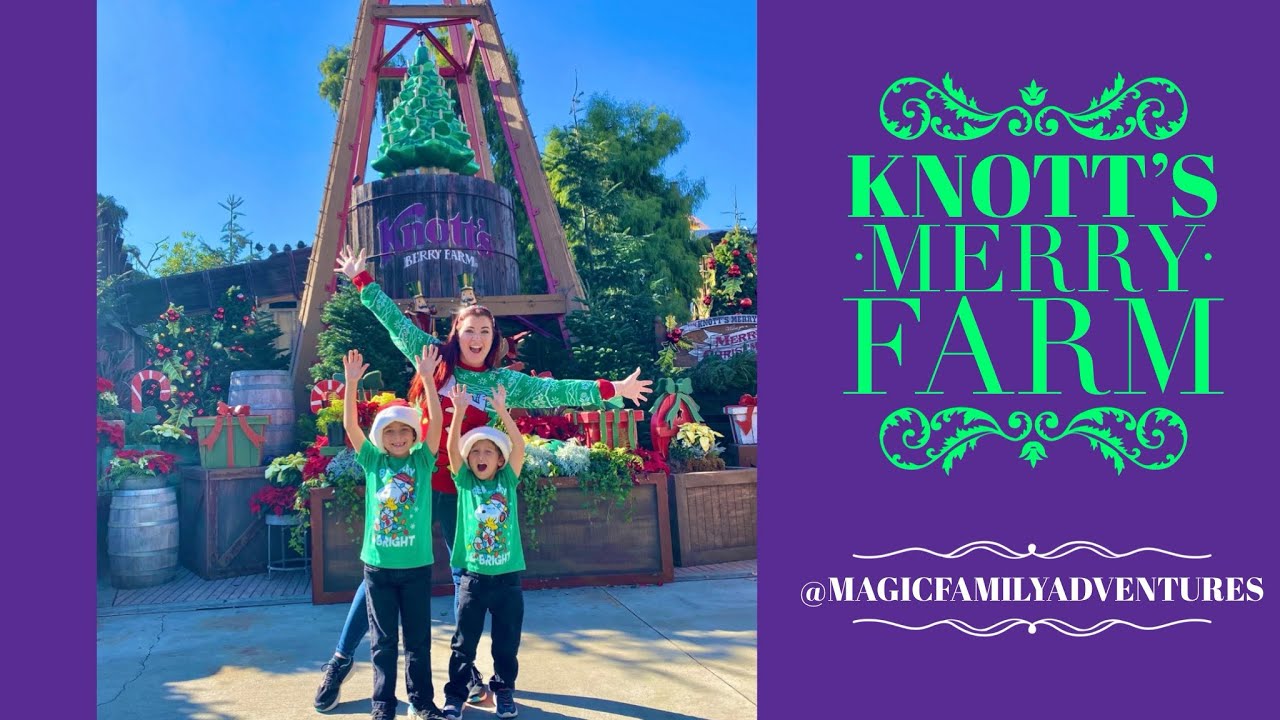 Knott's Merry Farm with Snoopy on Ice 2023 - YouTube