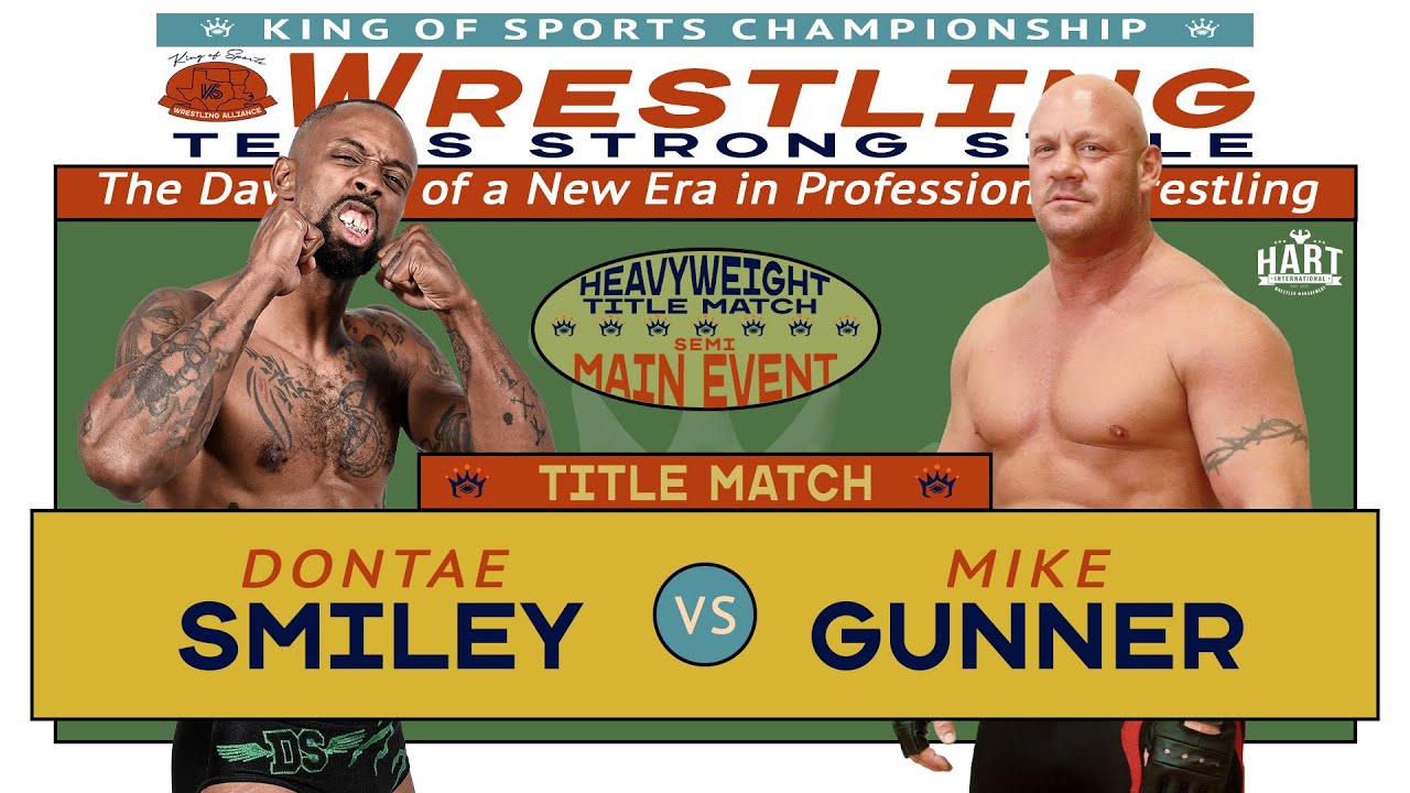 Dontae Smiley vs Mike Gunner Full Match | Wolfe City, Texas | 11/12/22 ...