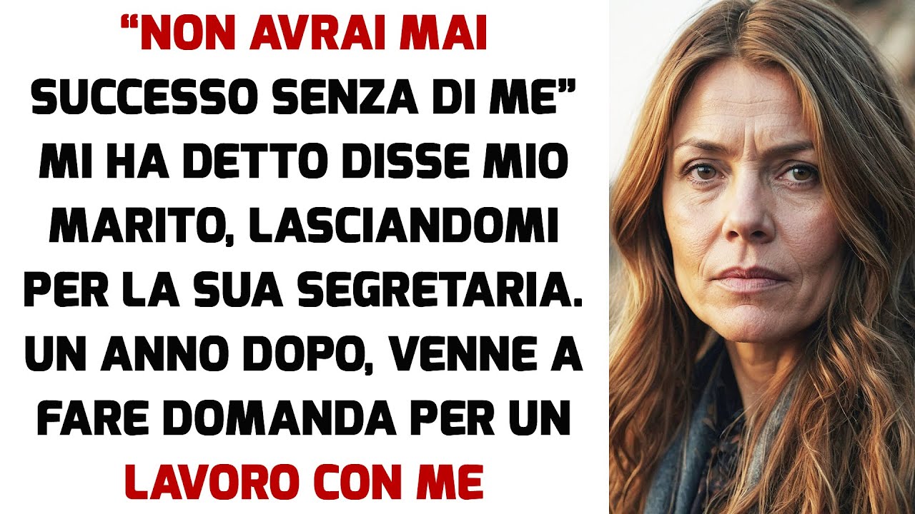 ”Non Avrai Mai Successo Senza Di Me”, Disse L'uomo E Andò Dalla Sua ...