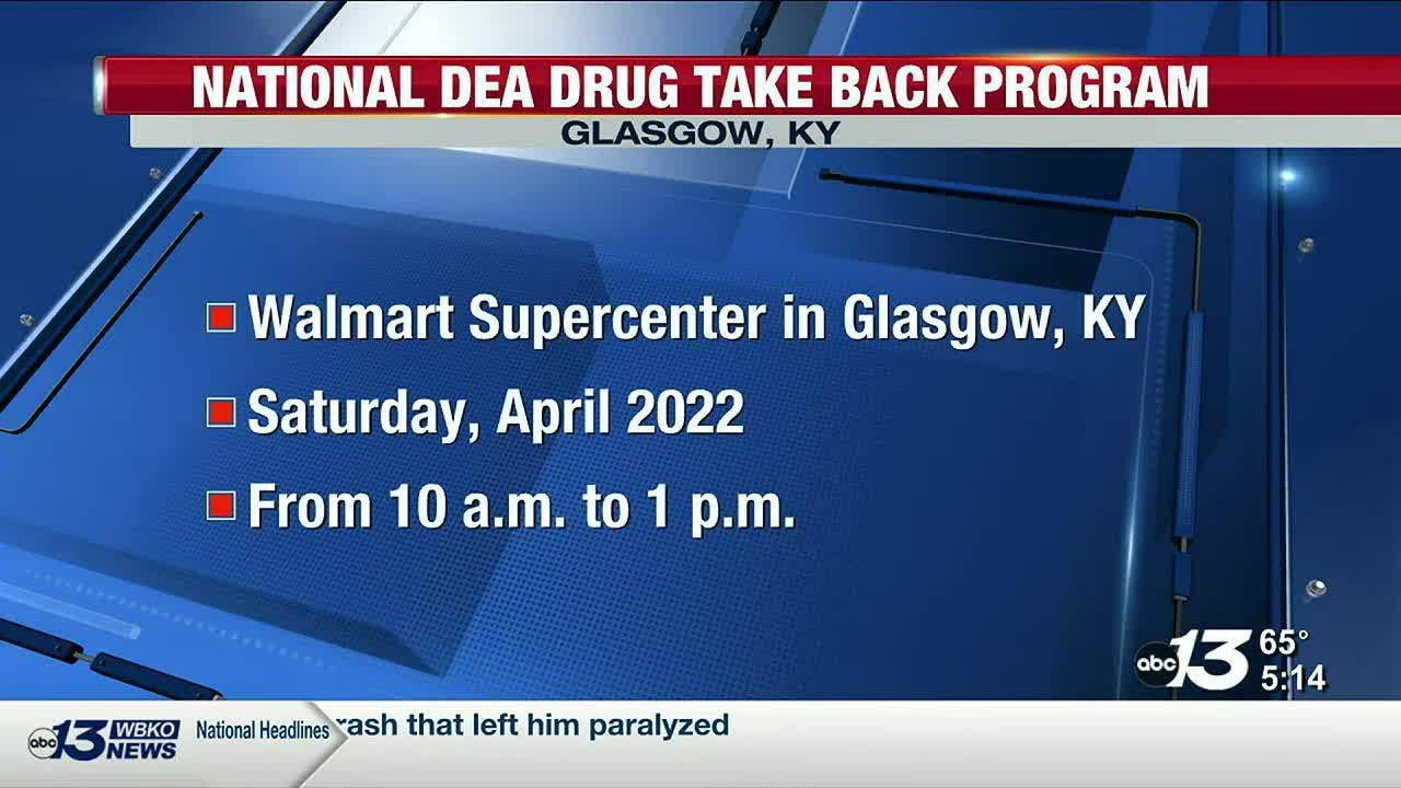 National DEA drug take back program this month - YouTube