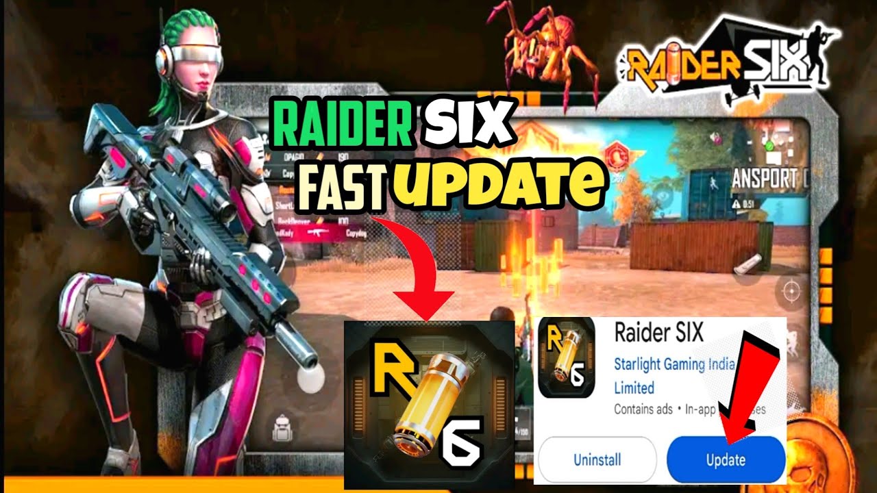 Indian battle royale Raider Six mobile new update all information ...