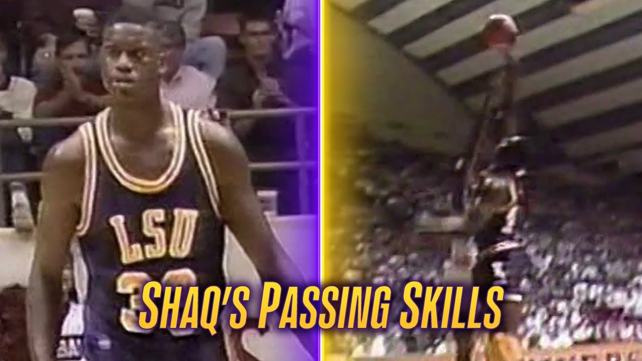 Shaq Shows Off His Passing Skills in Alabama - YouTube