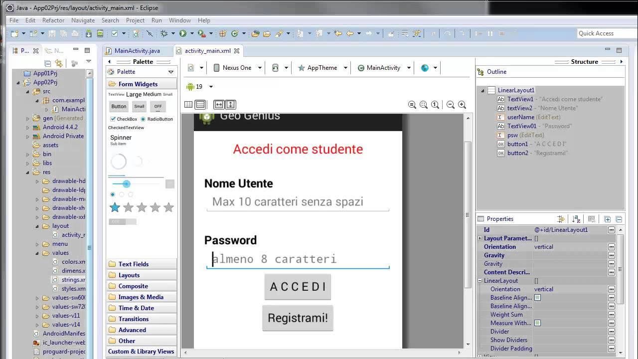 Java (Playlist 4) Android - ITA 18: App Geo Genius/8: accounts su file ...
