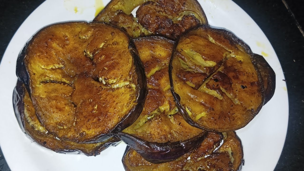Brinjal Fry Recipe// Easy Quick Brinjal Fry Recipe... - YouTube
