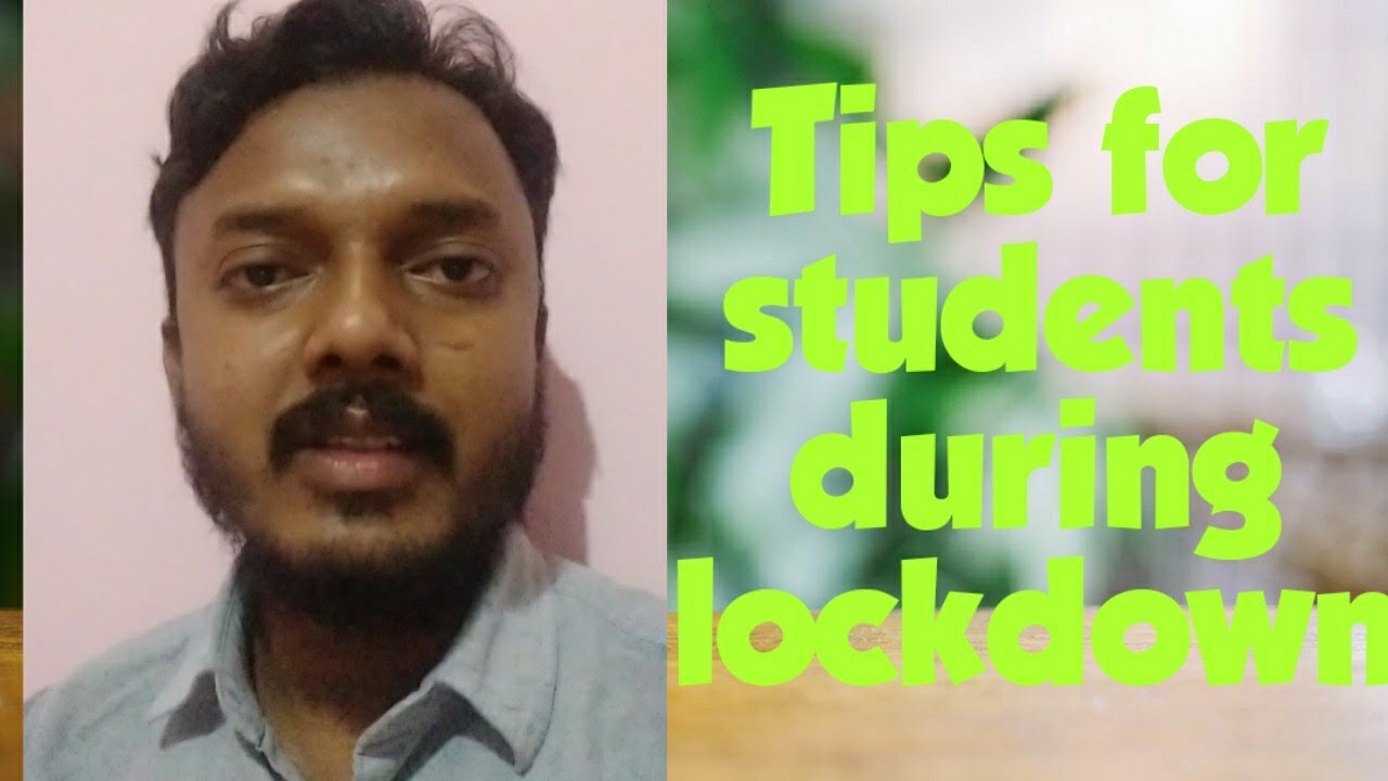 Tips for students during lockdown - YouTube