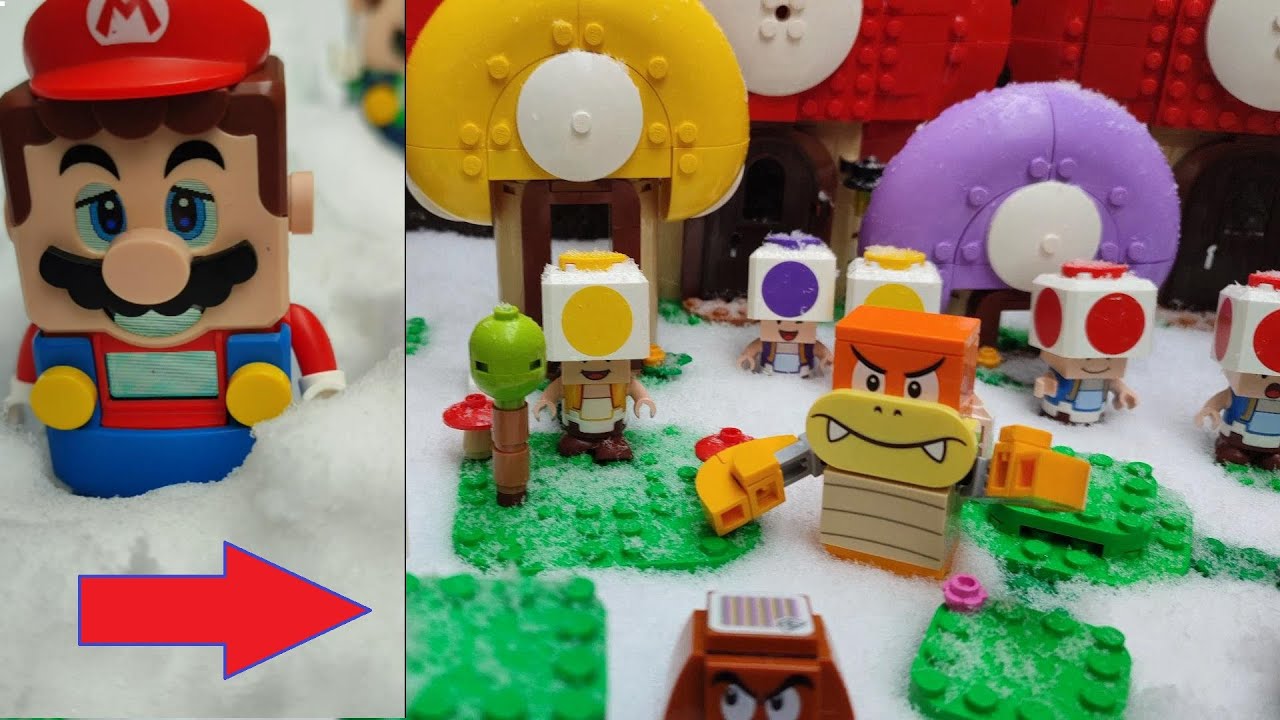 Mario snow Level The Quest to save Toad Village Hugh - YouTube
