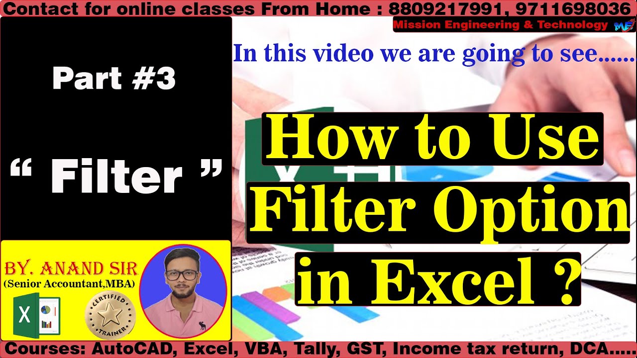 Filter In Excel How To Use Filter Option In Excel In Hindi Ll By Mr Anand Sir YouTube filter-in-excel-how-to-use-filter-option-in-excel-in-hindi-ll-by-mr-anand-sir-youtube