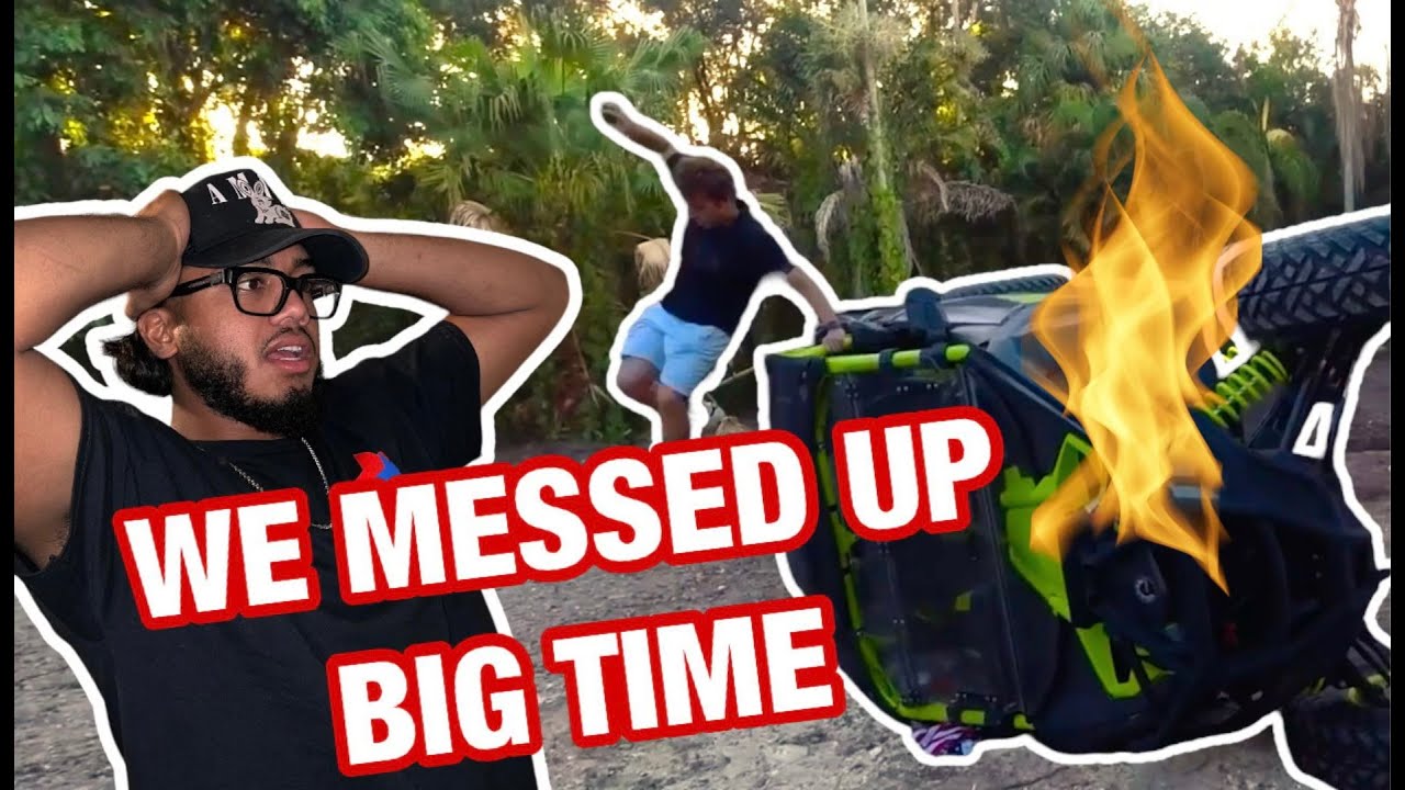 Maverick Flips Over On Fire - YouTube