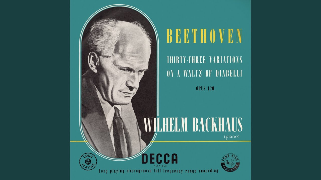 Beethoven: 33 Variations in C Major, Op. 120 on a Waltz by Diabelli ...