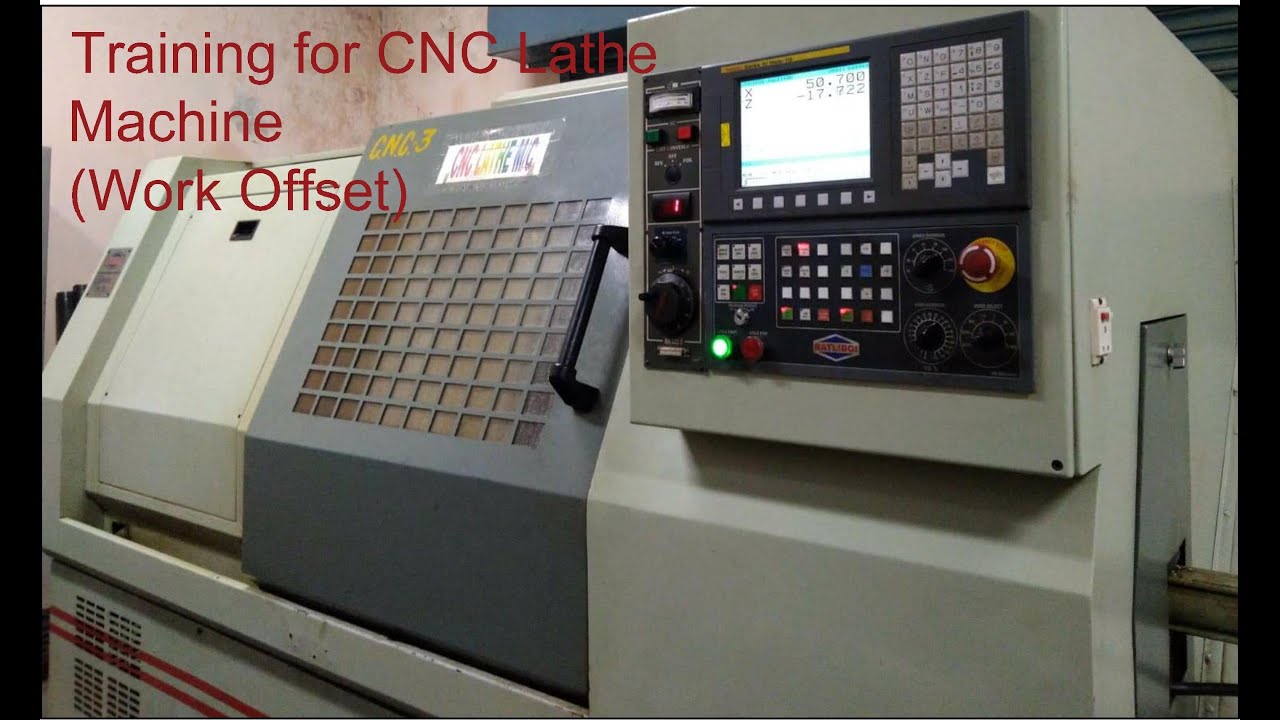 Training For Cnc Lathe Work Offset Settings Youtube