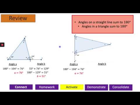 Angles Around a Point - YouTube