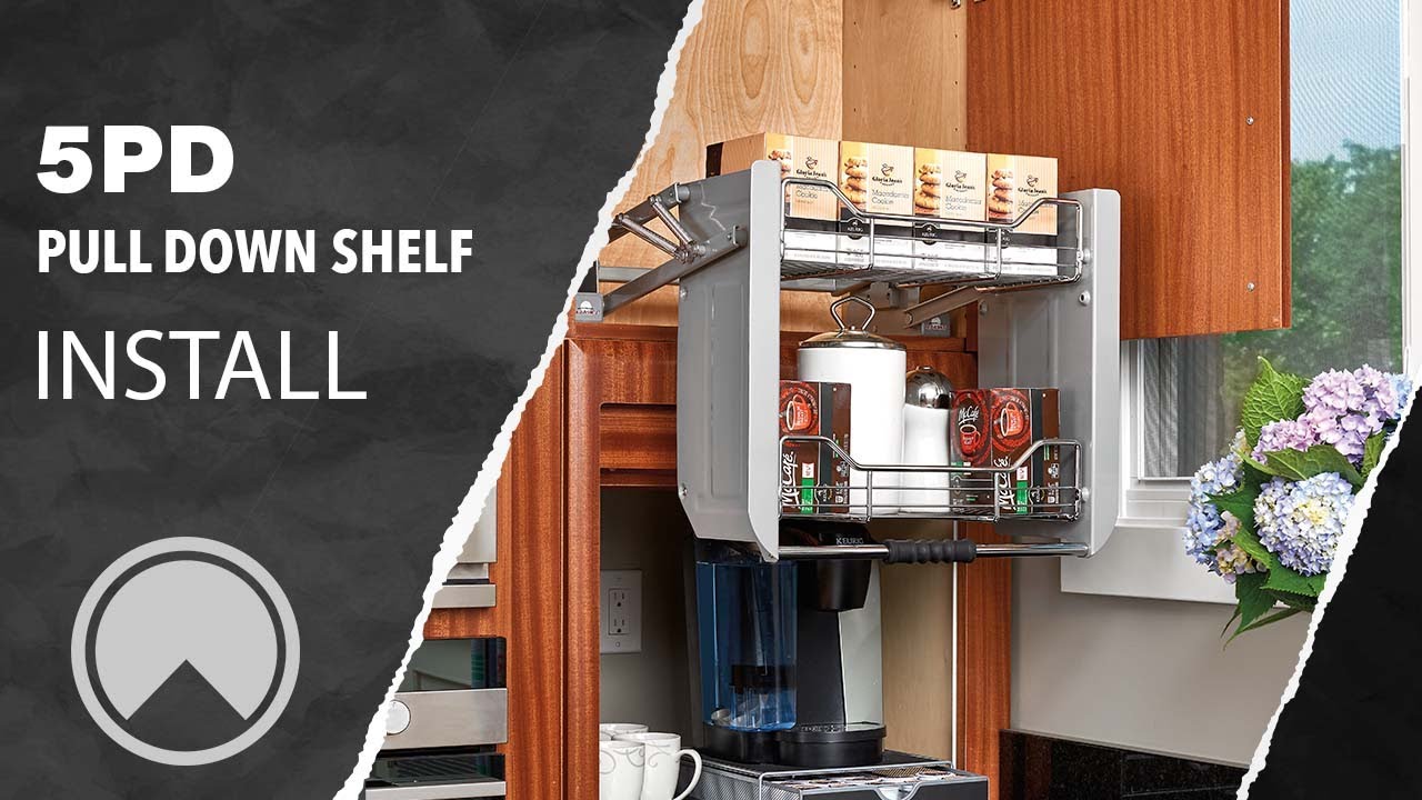 Cabinet Pull Down Shelving System