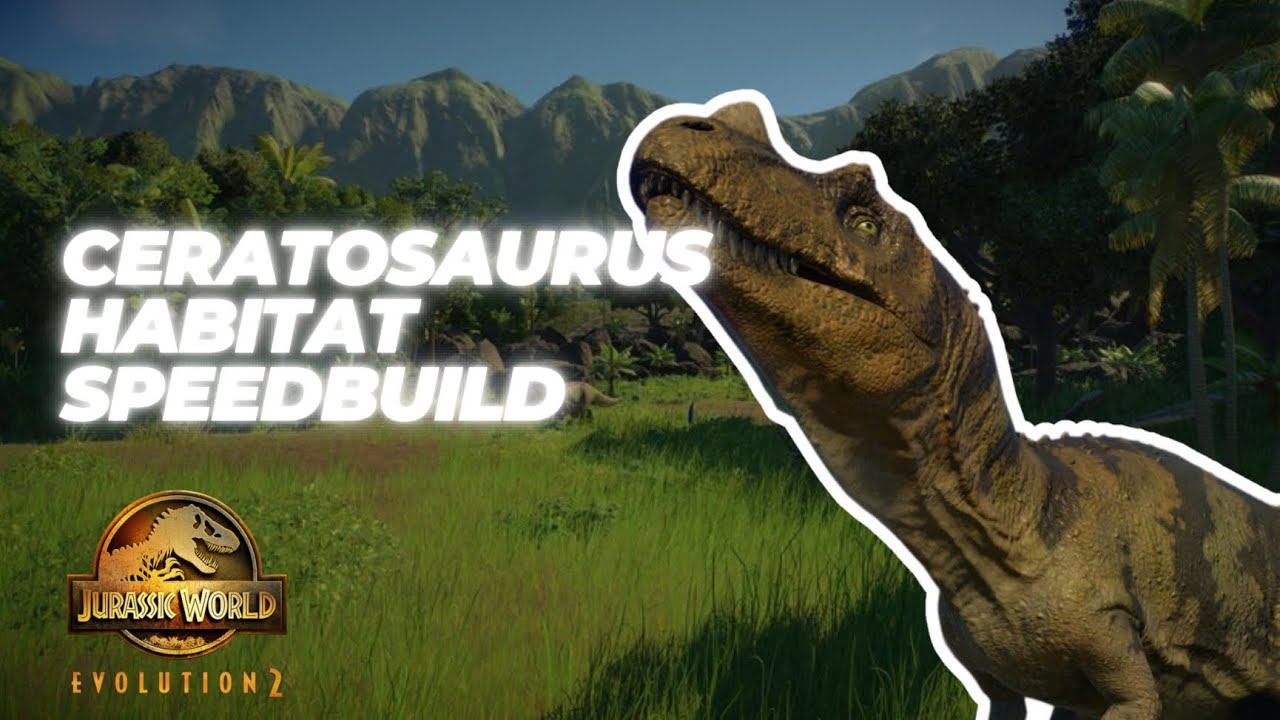 Tropical Ceratosaurus Habitat Speedbuild (ft. a ton of rocks ...