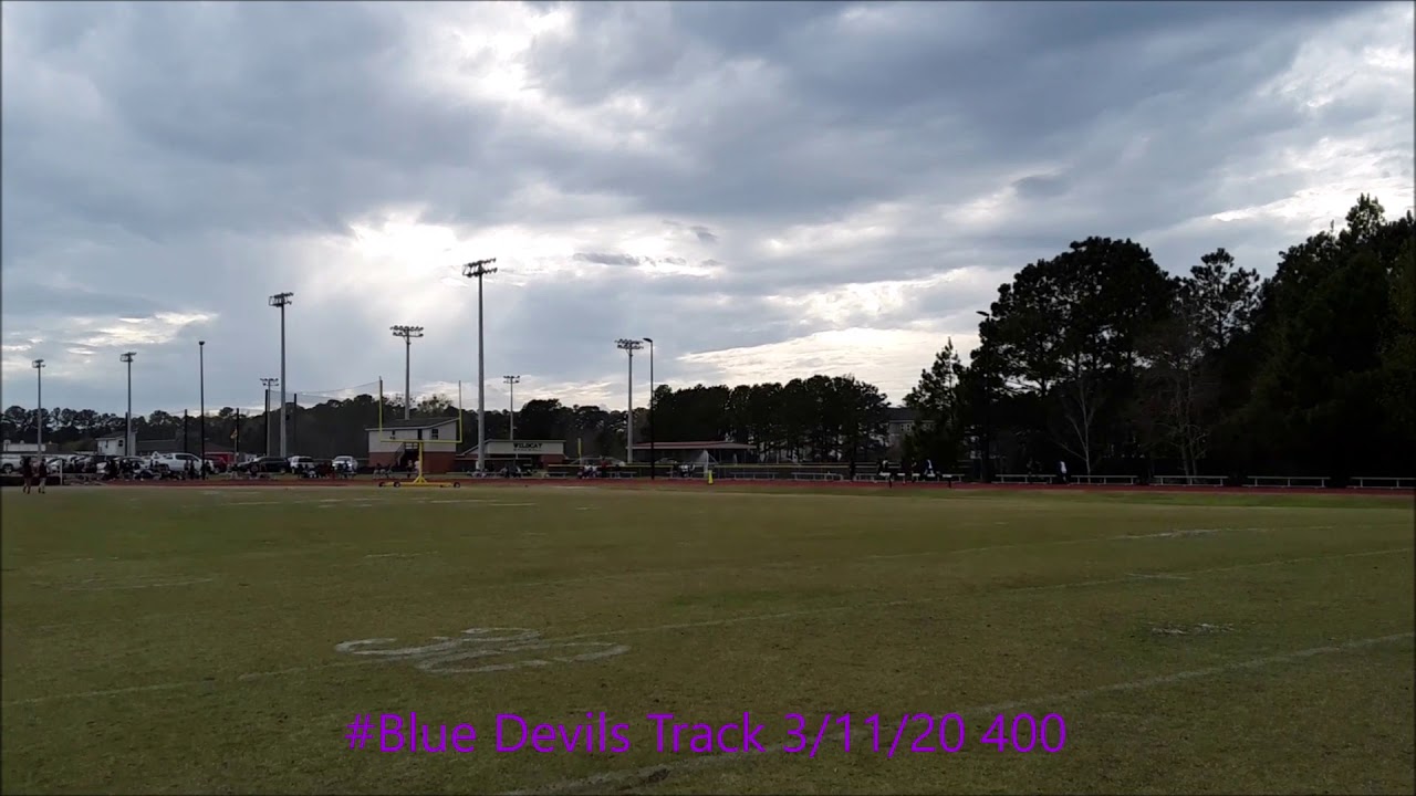 LCMS Blue Devils Track 3/11/2020 400 m Boys - YouTube