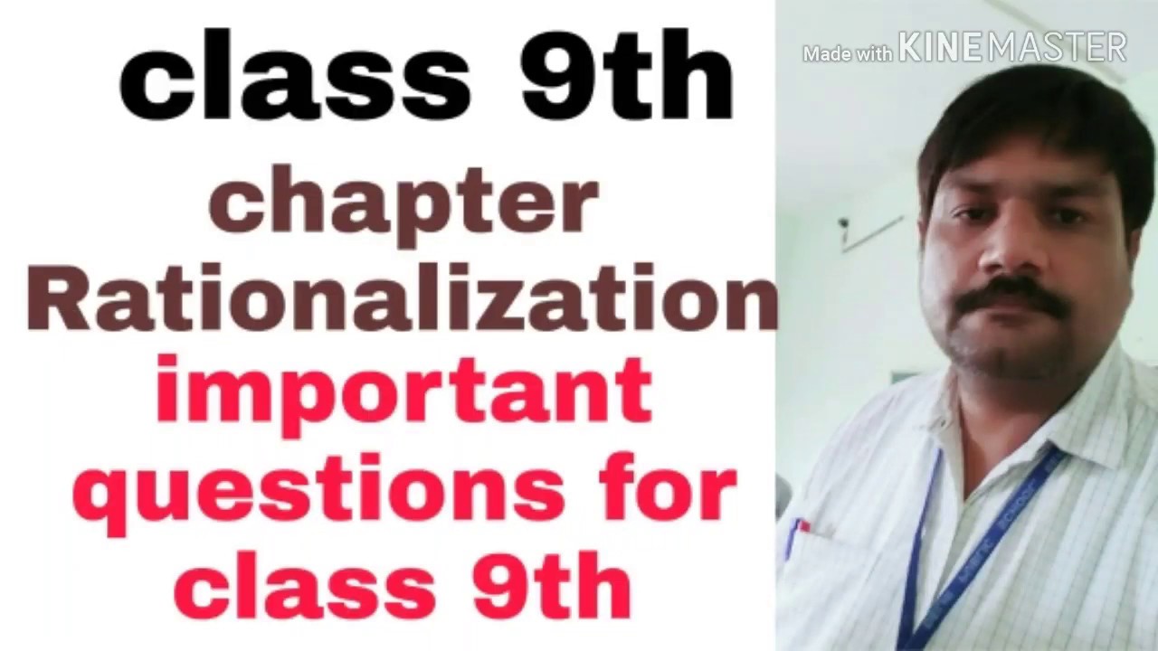 part -4//Class 9th //chapter -3 //rationalization // by J P Mishra - YouTube