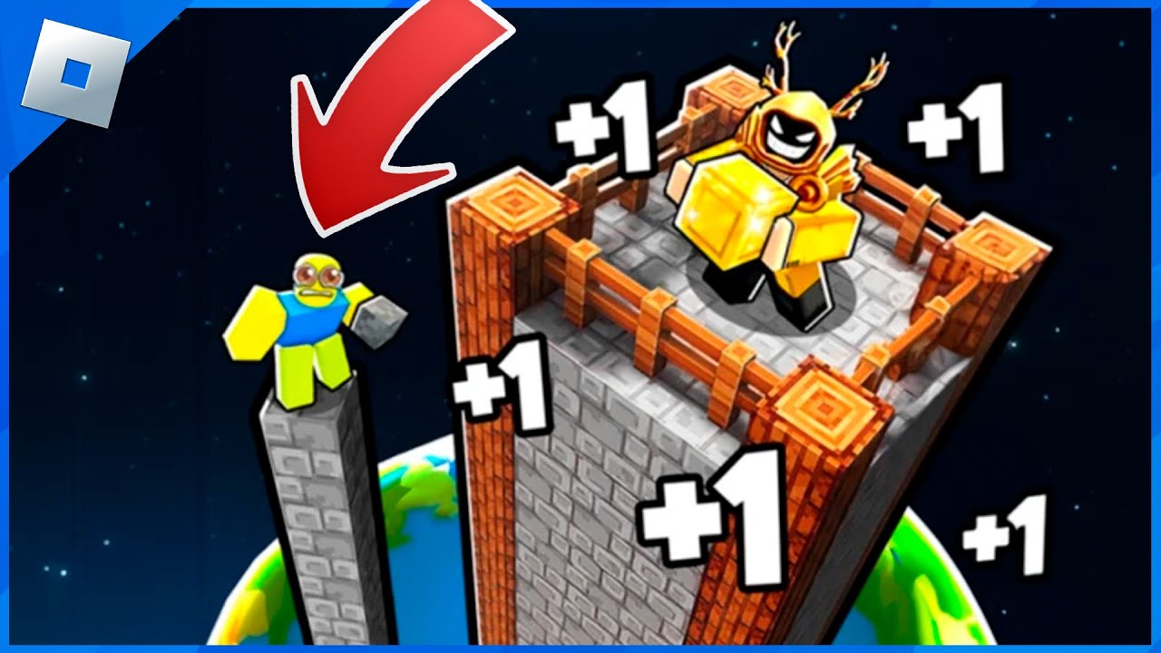 Construa a Maior Torre no Roblox 1 Bloco Por Segundo - YouTube