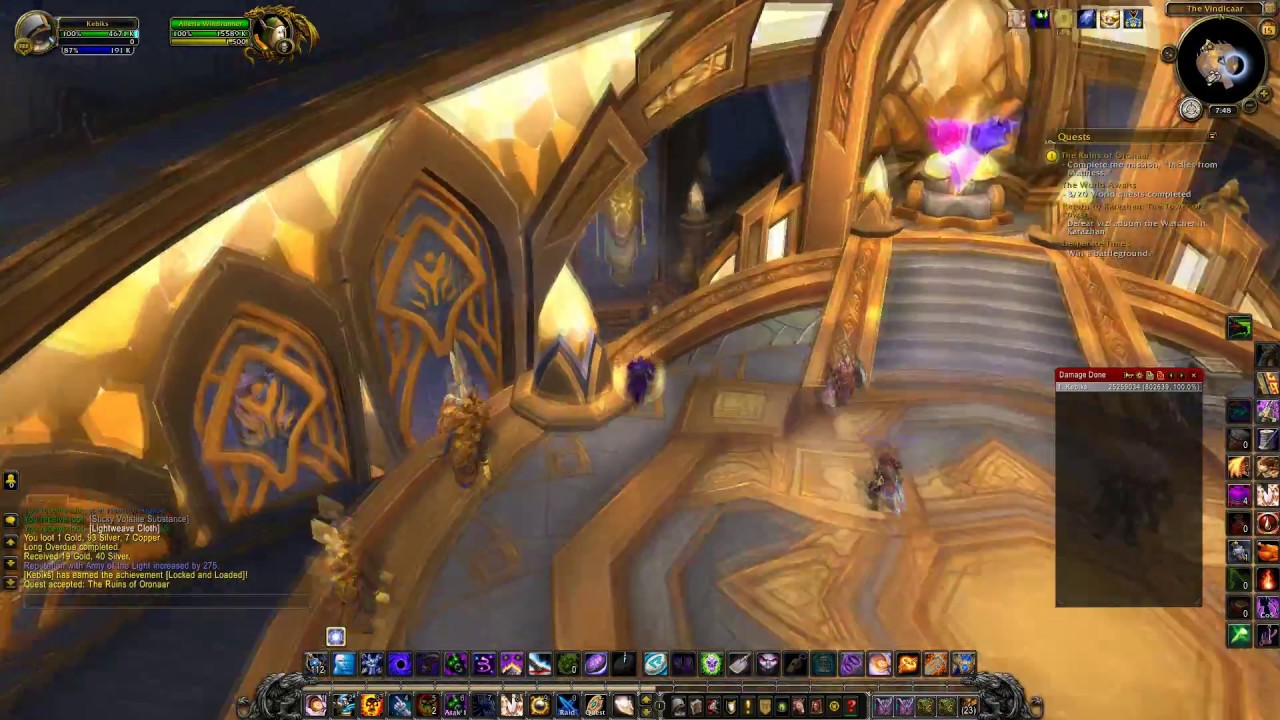 The Ruins of Oronaar Argus Quest World of Warcraft - YouTube