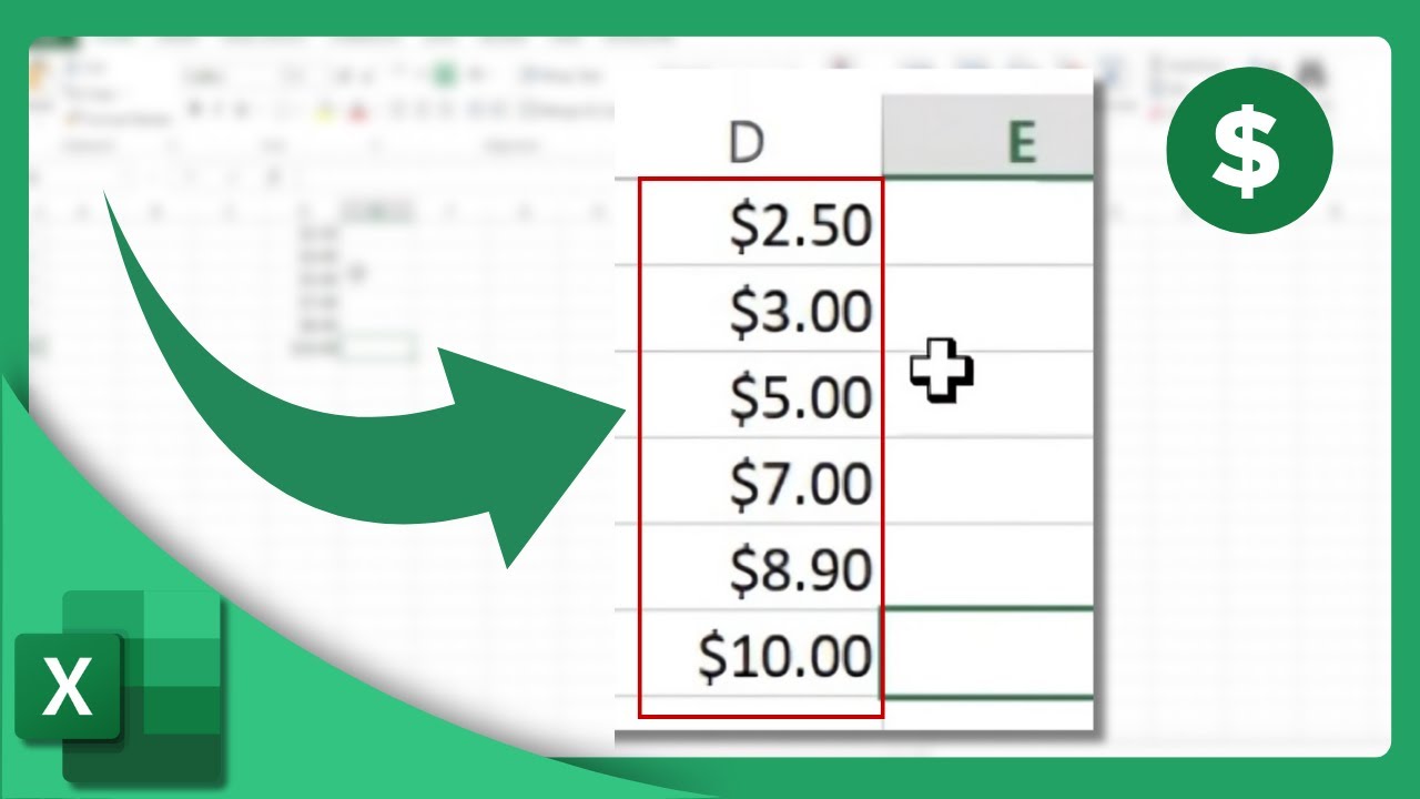 How To Add Dollar Sign In Microsoft Excel Tutorial YouTube How To Add Dollar Sign In Microsoft Excel Tutorial YouTube