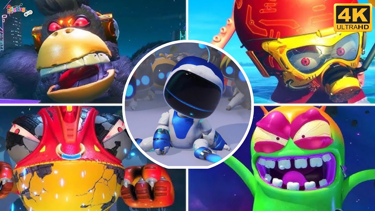 Todos os Chefes em Astro Bot 2024 | All Bosses 4K PS5 @ZigZagGamerPT ...