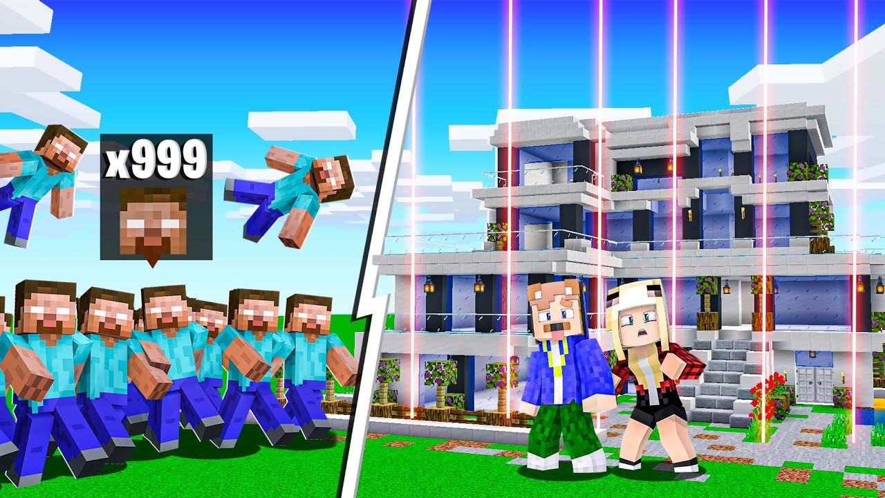 HEROBRINE ARMEE VS. HAUS VON EPIC UND KATHA! - YouTube