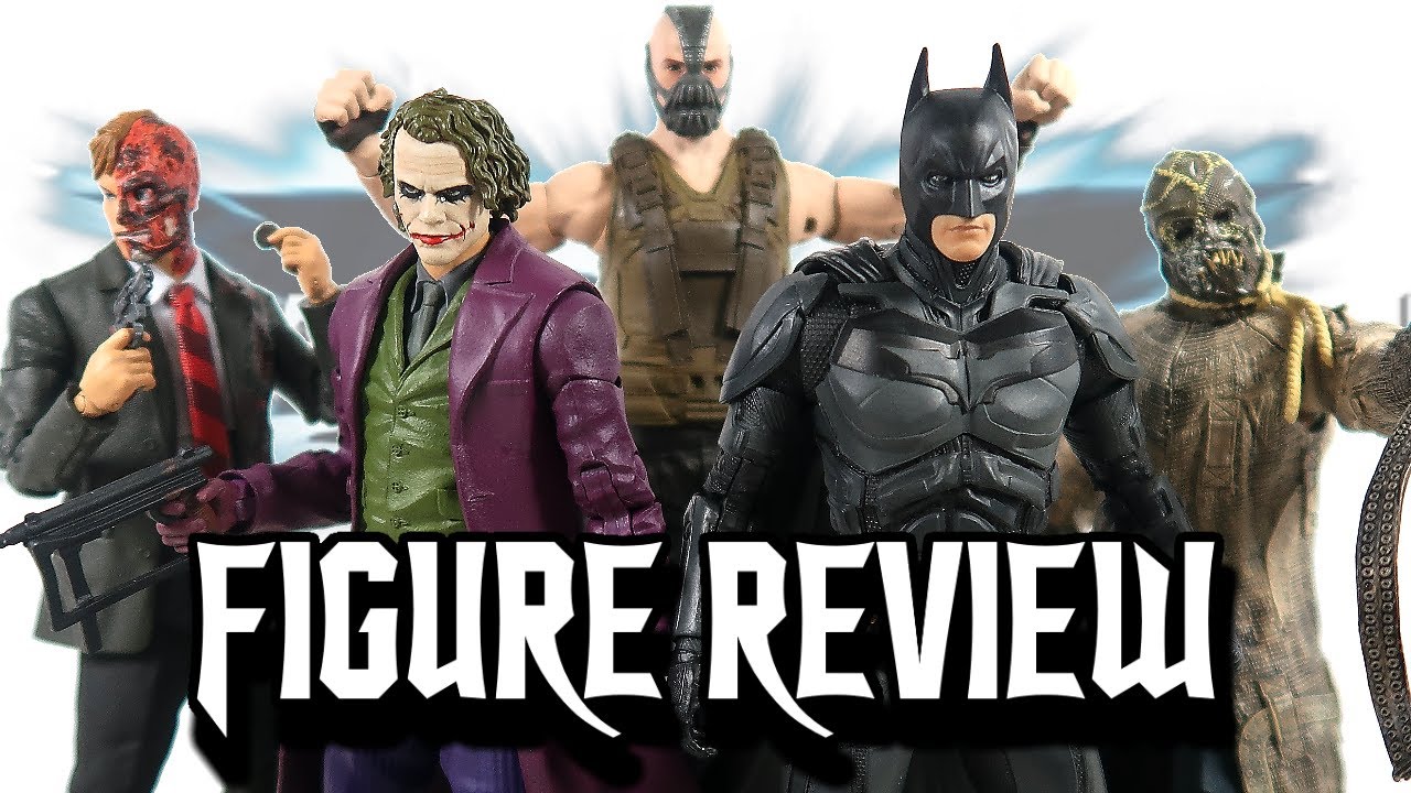 McFarlane Toys DC Multiverse Dark Knight Trilogy Batman Joker Two-Face ...