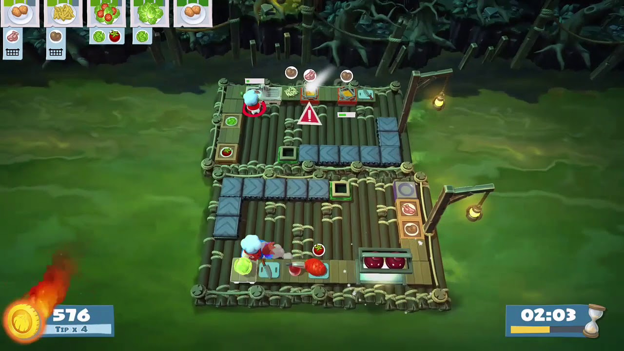 Overcooked 2 4-2 4 star (2 player co-op) - YouTube
