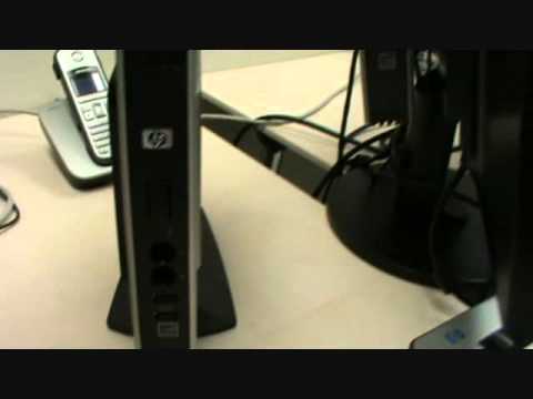 HP Thin client T5740 - YouTube
