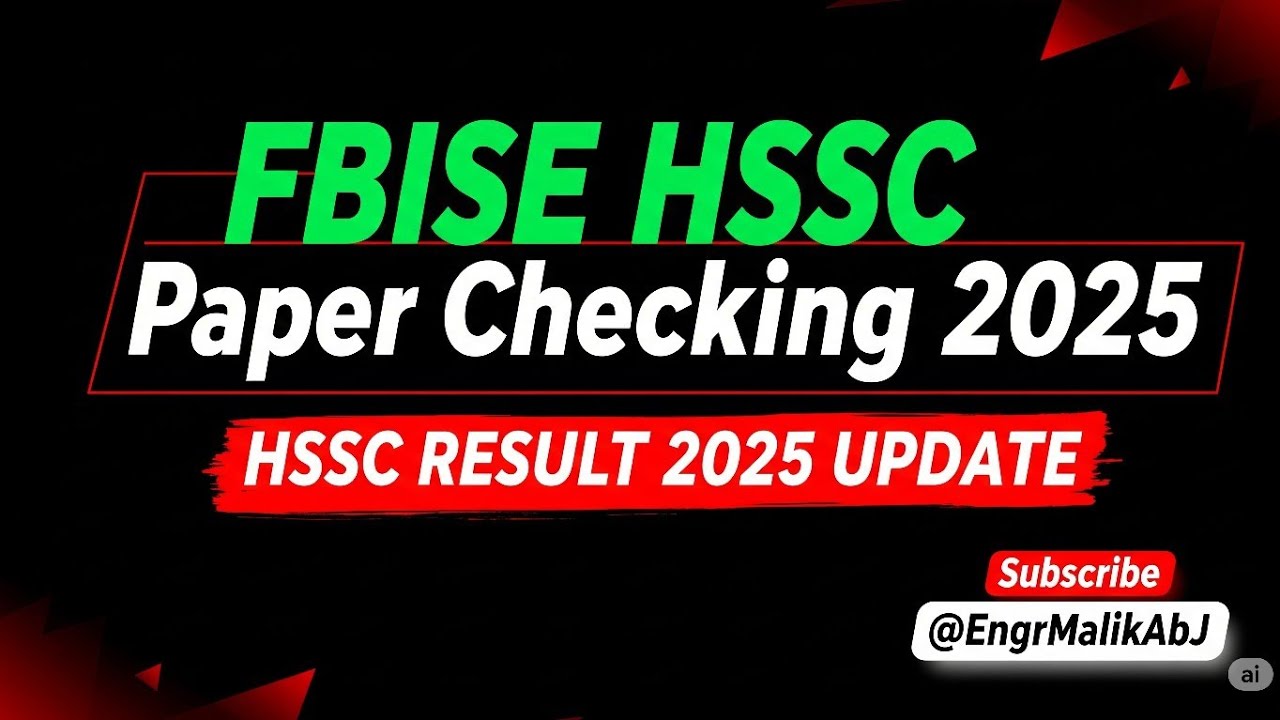 FBISE HSSC E-marking 2025 | HSSC Result Update #fbise #hssc # ...
