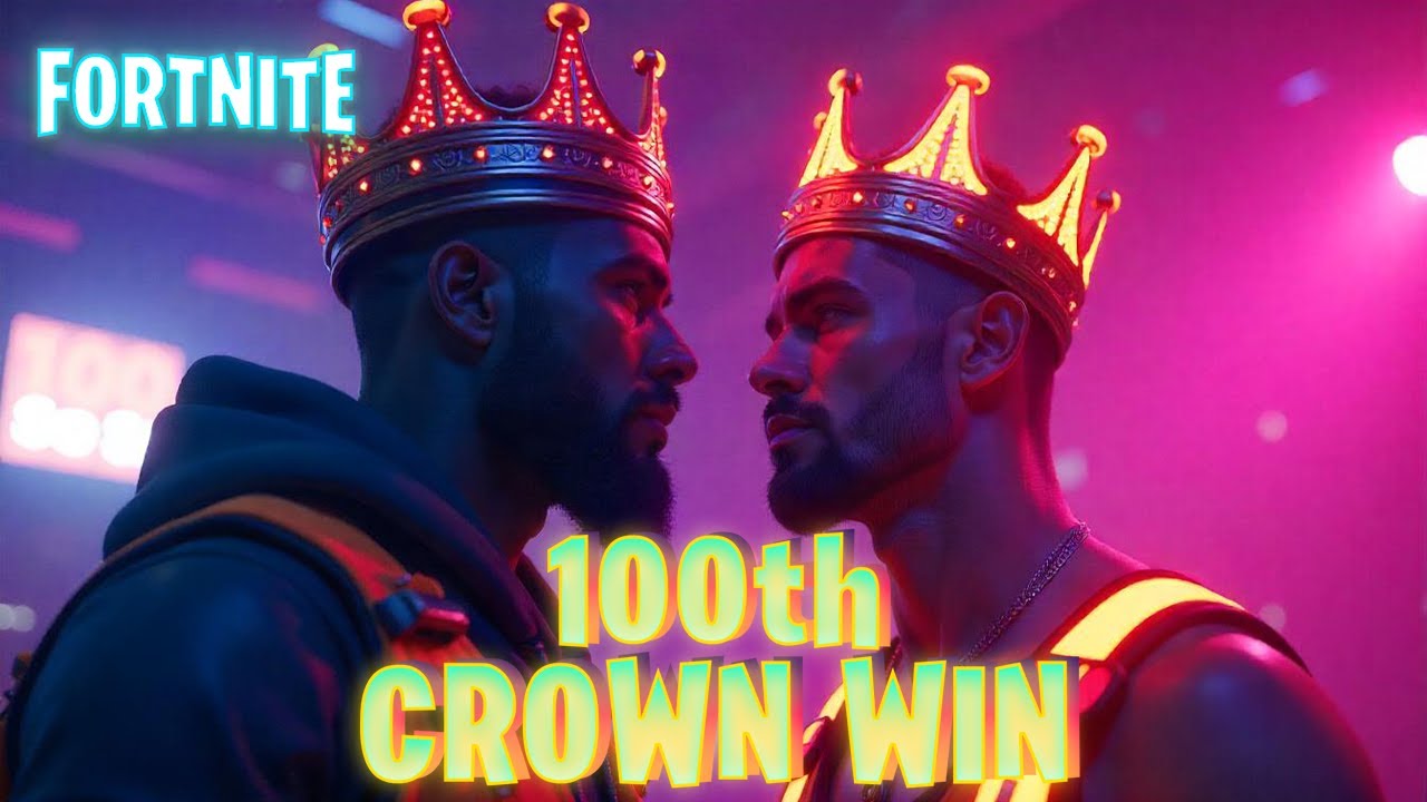 100th Crown Win in Fortnite - YouTube