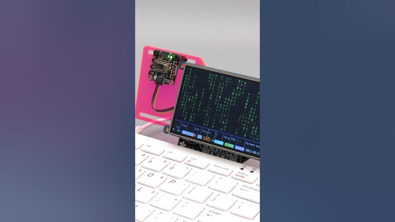 This is the cyberdeck hat for the #RaspberryPi 400 https://learn.adafruit.com/cyberdeck-plate ...