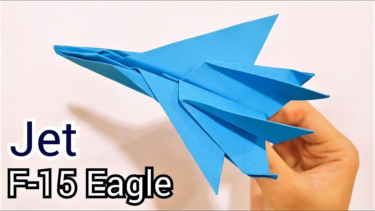 Fighter Jet F 15 Eagle Plane Origami Lalaorigami YouTube fighter-jet-f-15-eagle-plane-origami-lalaorigami-youtube