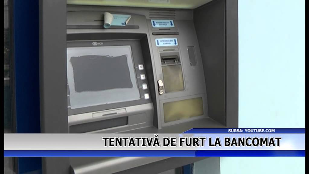Tentativă de furt la bancomat - YouTube