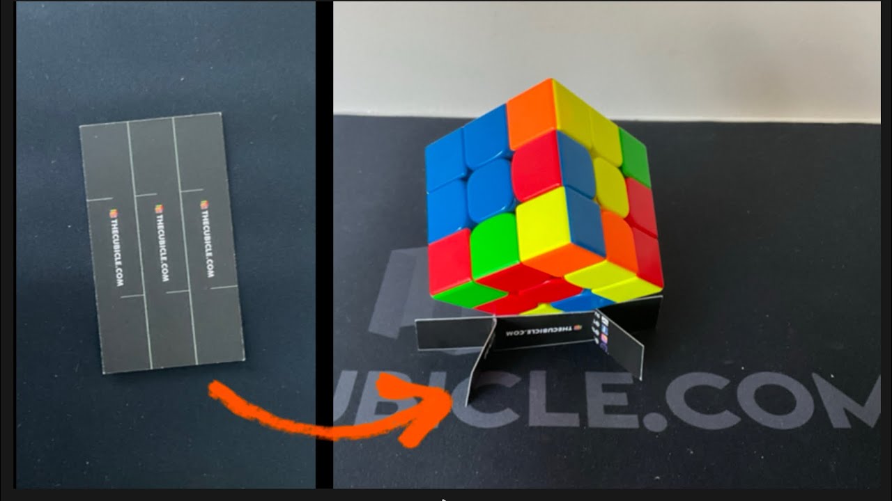 Cubicle Card 👉 CUBE STAND - YouTube