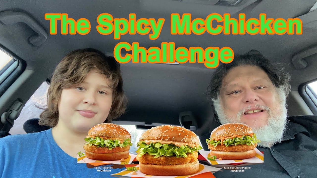 The Spicy McChicken Challenge Mukbang Habanero Szechuan Ghost Pepper ...