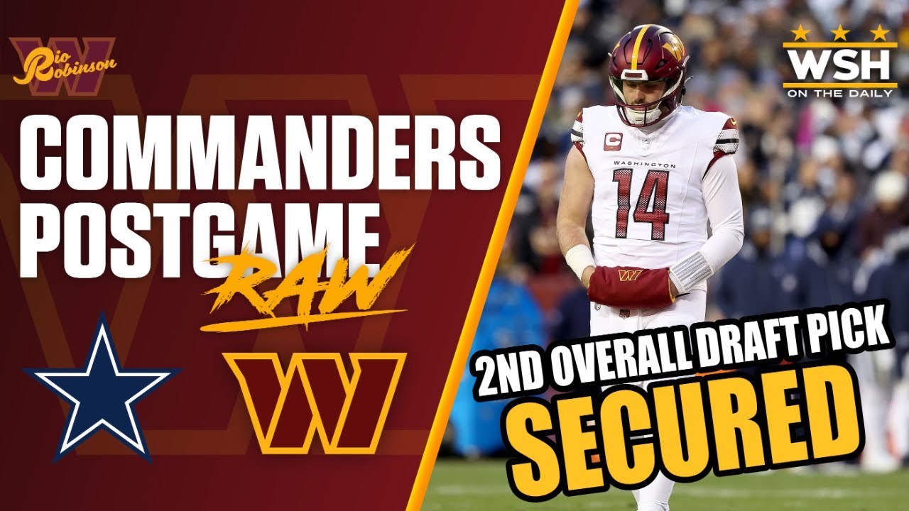 Washington Commanders SECURE The NUMBER 2 PICK IN THE NFL DRAFT IN ...