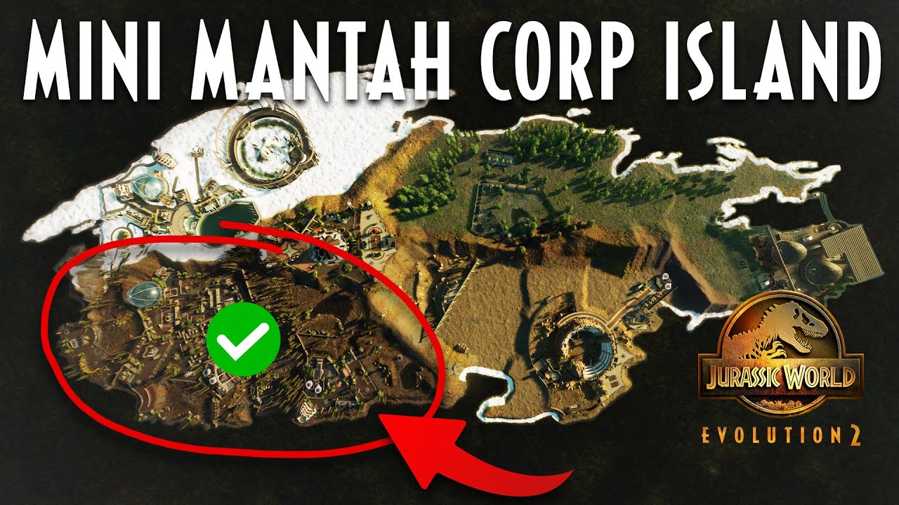 Finishing The REDWOOD Section Of Mini Mantah Corp Island in Jurassic ...