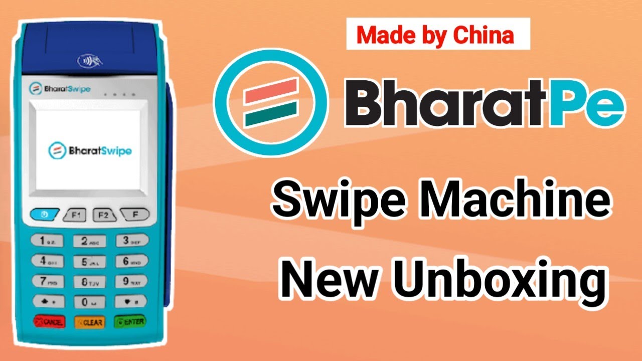 Bharatpe swipe machine unboxing || Bharat pay swipe machine New ...