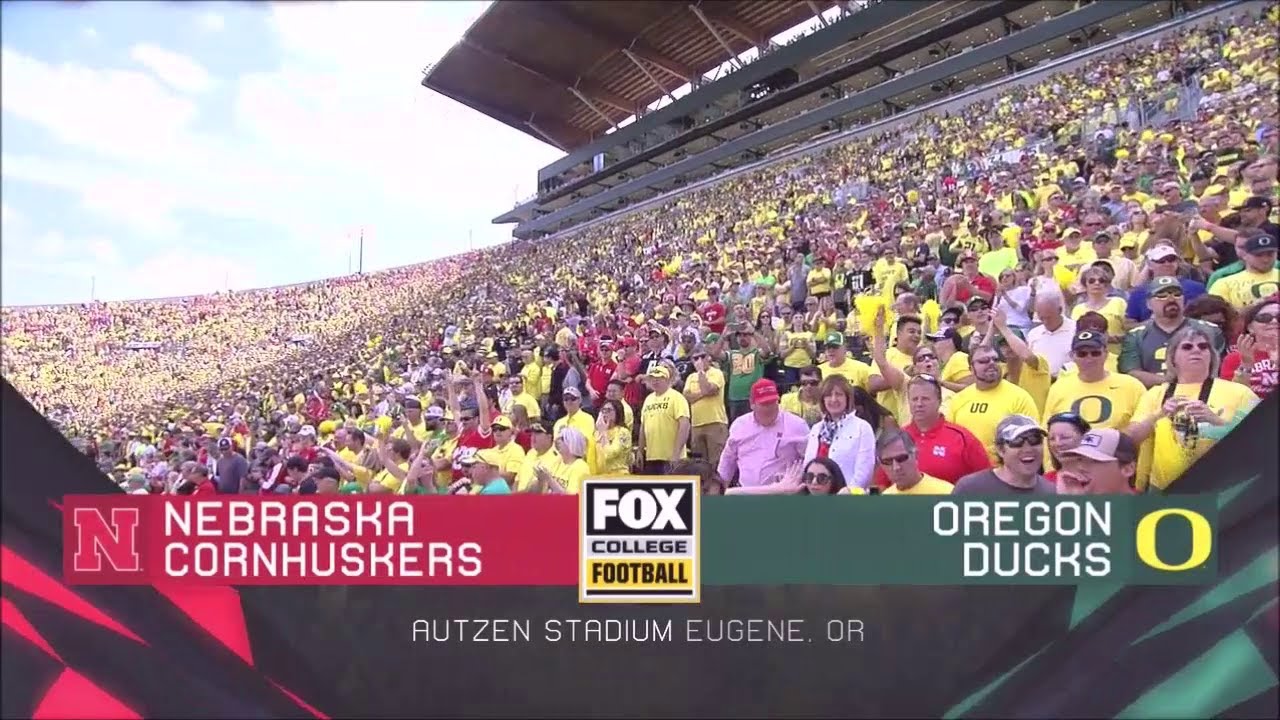 Nebraska @ Oregon 2017 Ducks Highlights HD - YouTube