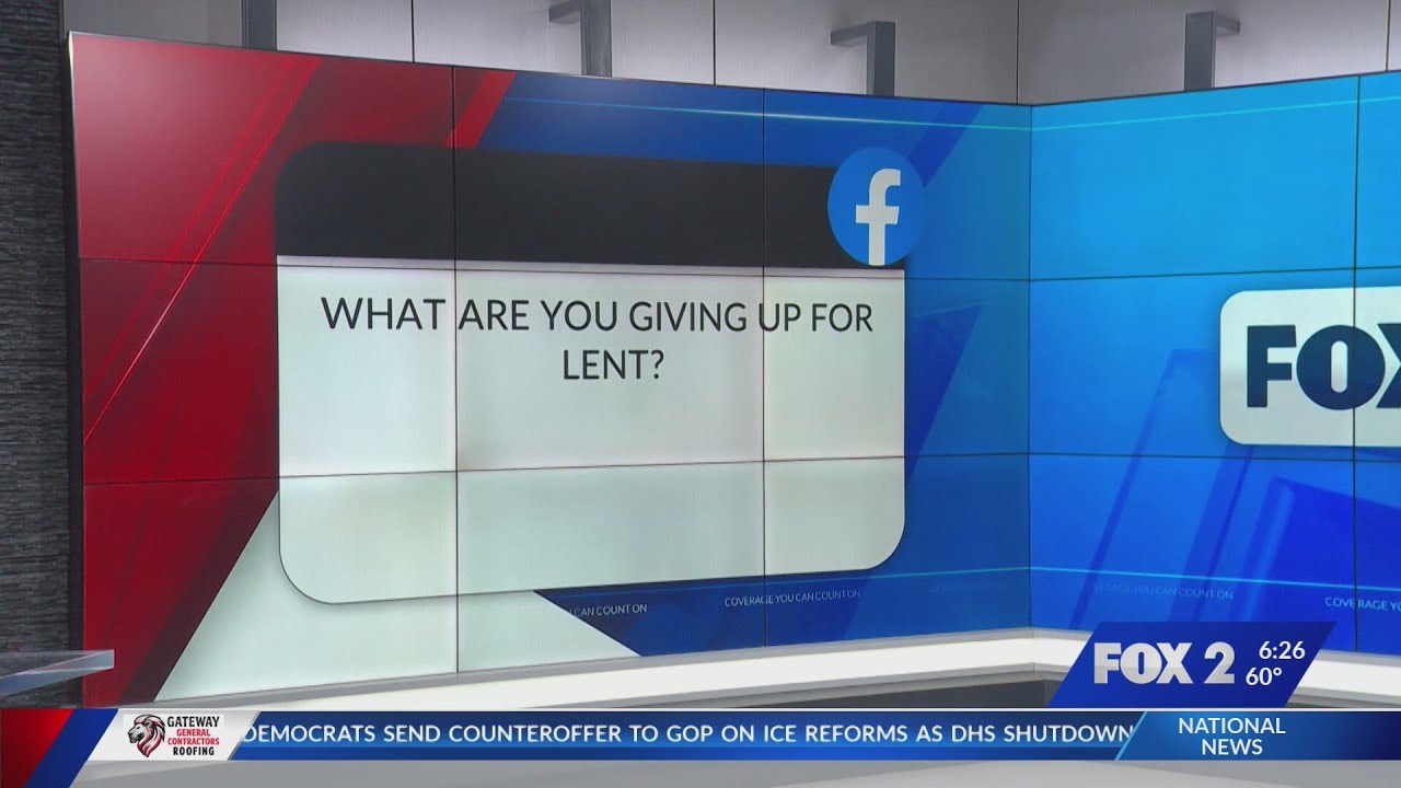 Blair's Social Second: What are you giving up for lent? - YouTube
