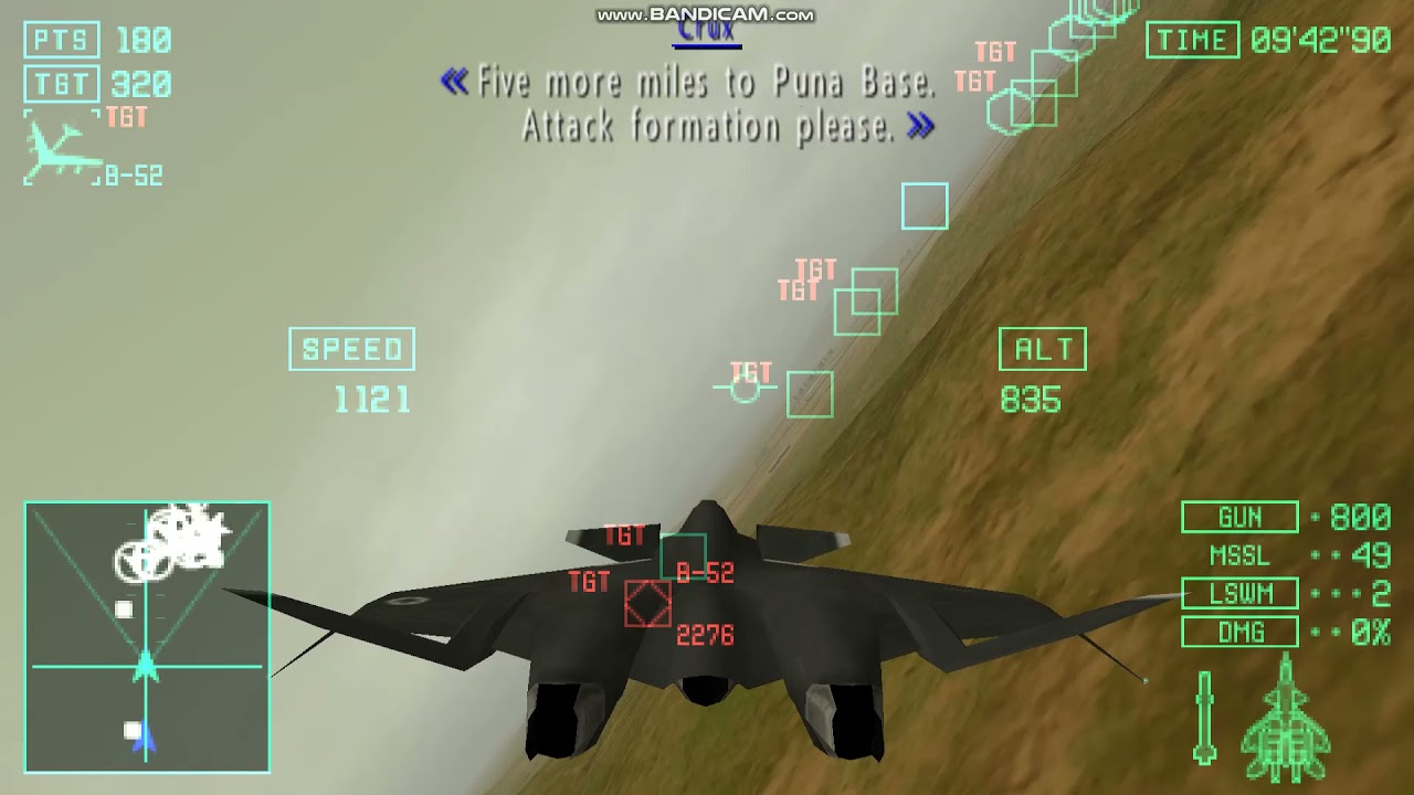 Ace Combat X (Indonesia) - XFA-33 Fenrir with LSWM (SP Weapon) - YouTube