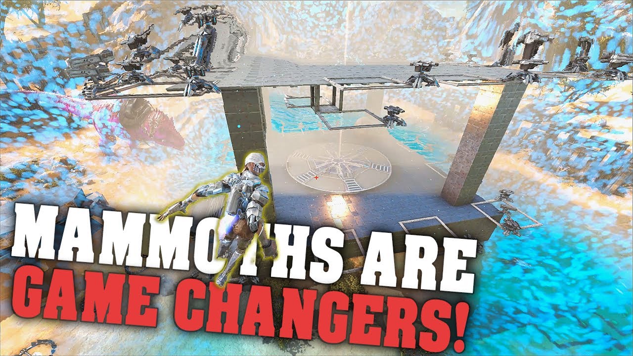 Building Red Ob TP And Mammoths Are OP! | Ark PVP Official E#36 - YouTube