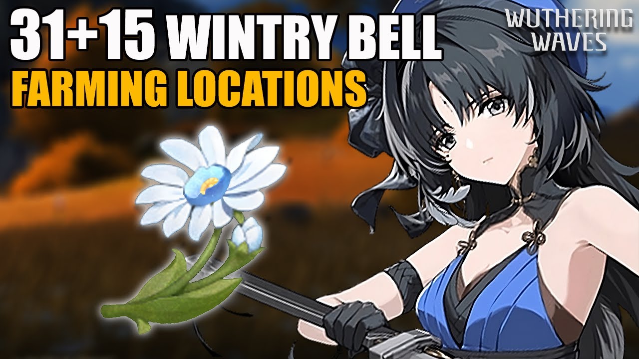 All 46 Wintry Bell Farming Route Locations - Wuthering Waves ( Yangyang ...