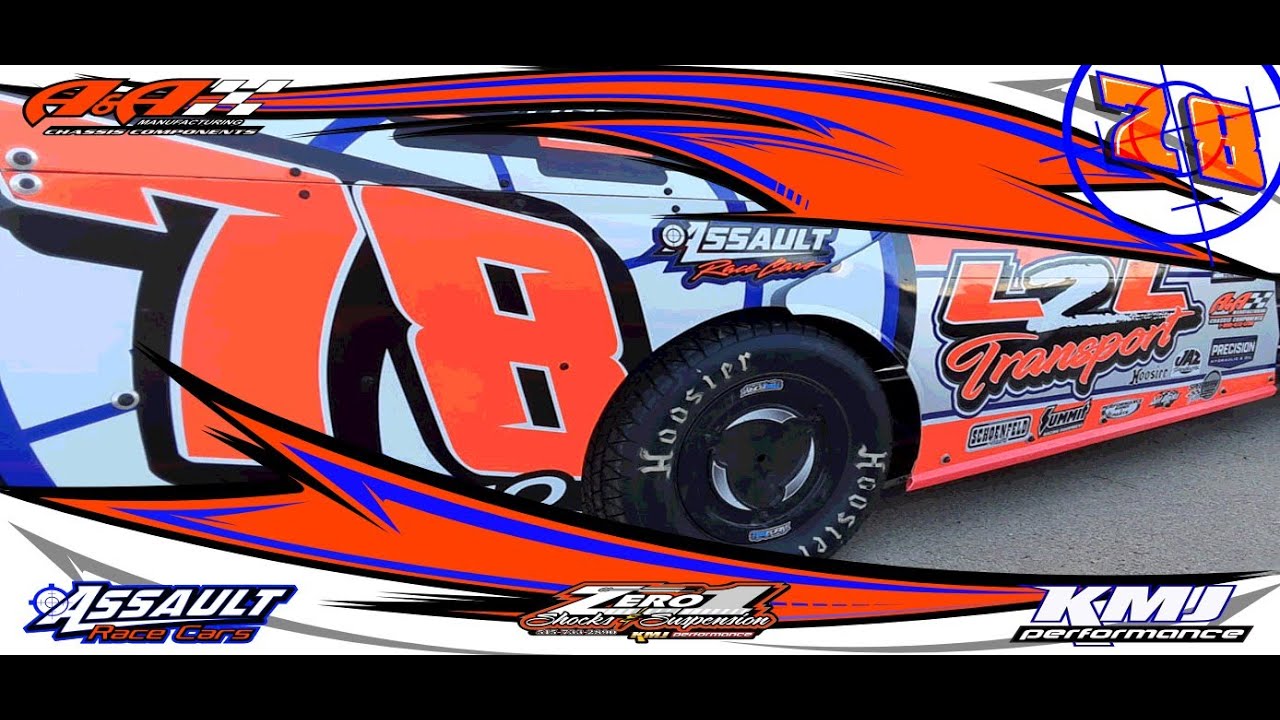 Brody Bowser Winston Motor Speedway Heat/Feature - YouTube